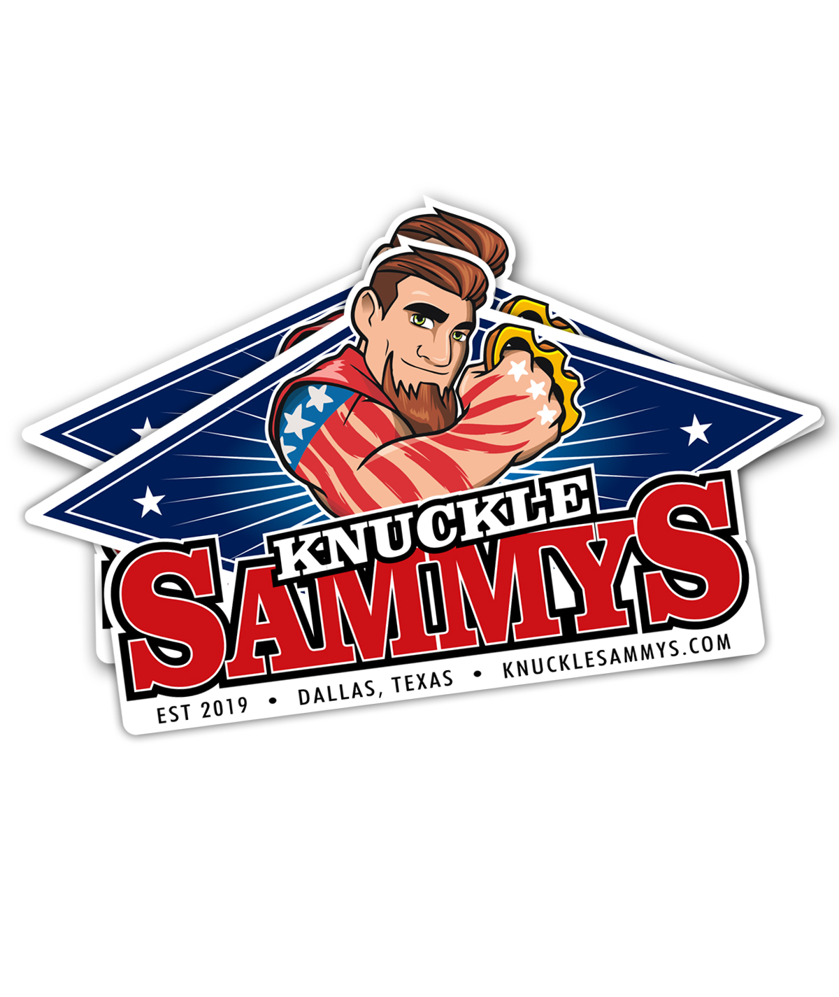 Knuckle Sammys Sticker - Knuckle Sammys